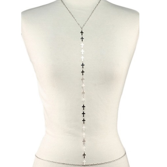 Jewelry | Silver Cross Body Chain | Poshmark